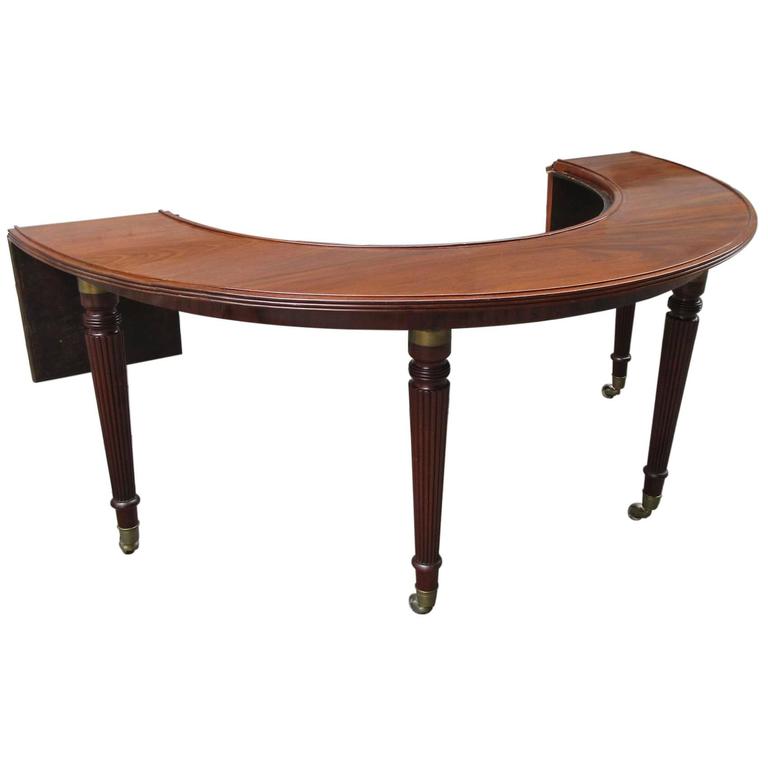 19th Century English Regency Mahogany Social Table, attributed to ...
